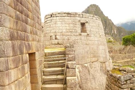 Inca Temples Of The Sun 477 Temple Of The Sun Machu Picchu Stock
