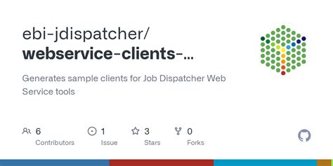 Github Ebi Jdispatcherwebservice Clients Generator Generates Sample