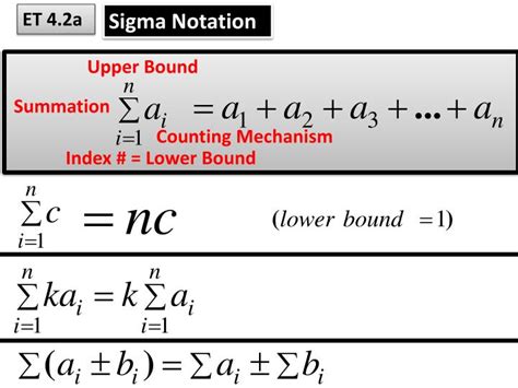 PPT Sigma Notation PowerPoint Presentation Free Download ID