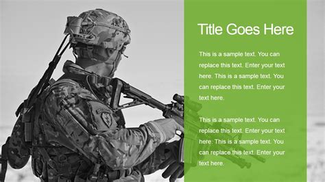 Military PowerPoint Template SlideModel