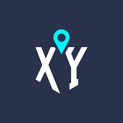 Premium Vector Xy Location Logo Design For Recruitment And Navigation Letter Xy Logo Vector Icon