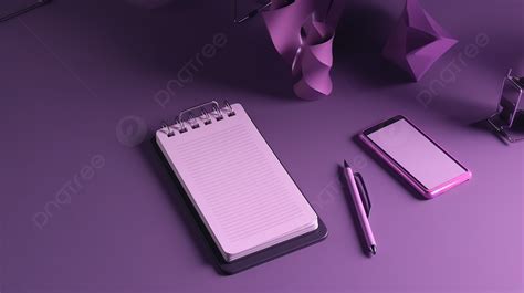 Minimalistic Checklist With Empty Checkboxes In 3d Render On A Purple