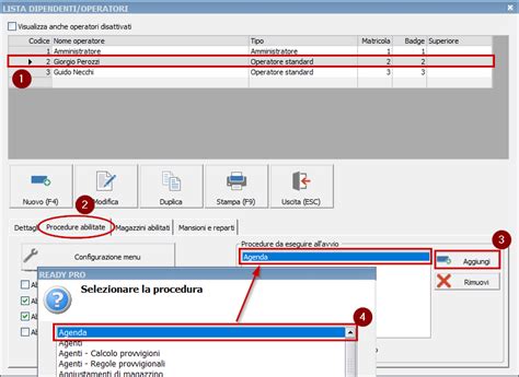 Configurare Delle Procedure Da Eseguire Automaticamente Allavvio Di Ready Pro Ready Pro