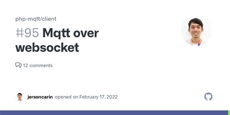 Mqtt Over Websocket · Issue 95 · Php Mqttclient · Github
