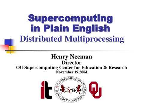 Ppt Supercomputing In Plain English Distributed Multiprocessing