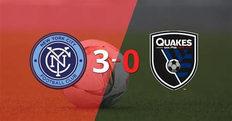 New York City Fc Sentenció Con Goleada 3 0 A San José Earthquakes Infobae