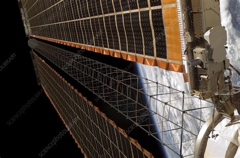 International Space Station Solar Array Stock Image S565 0302