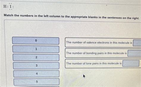 Solved Match The Numbers In The Left Column To The Chegg