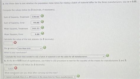 Solved Compute The Values Below To 2 Decomals If