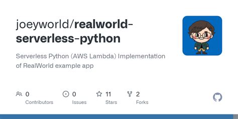 Github Joeyworldrealworld Serverless Python Serverless Python Aws Lambda Implementation Of