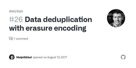 Data Deduplication With Erasure Encoding Rstorj