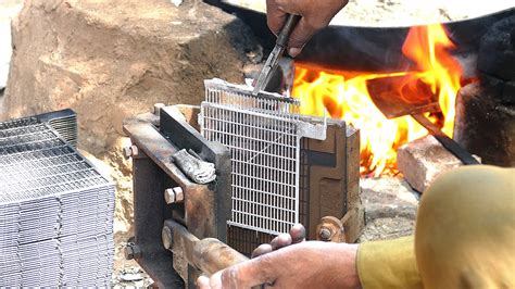 Expert Guys Making Lead Acid Battery Plates Complete Process Of Lead Battery Cell Plates