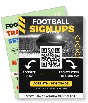Football Poster Templates Free To Customize For Tournaments