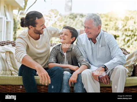 Sorry Dad Grandpa Is My Favourite Shot Of A Man Sitting Outside With Son And His Elderly