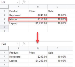 How To Delete And Shift Cells Up In Excel Google Sheets Automate Excel