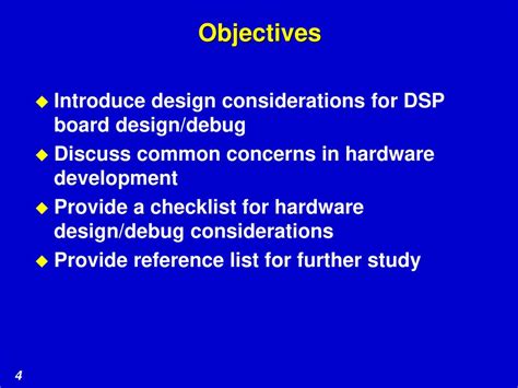 Hardware Design And Debug Checklists For Ti Dsp Boards Systems Ppt