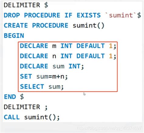Sql变量的使用（自定义变量）sql定义变量 Csdn博客