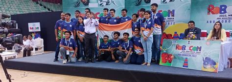 Team Nirma Robocon Is The Second Runner Up In The International Robocon 2022 Institute Of
