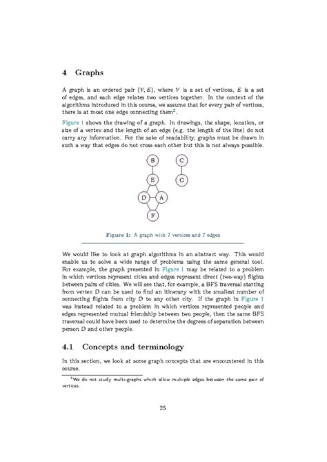 Graph Algorithms 4 Graphs A Graph Is An Ordered Pair V E Where V