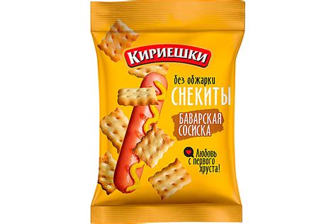 «Кириешки», снекиты «Баварская сосиска», 60 г, цена 19 руб. - SPirk.ru