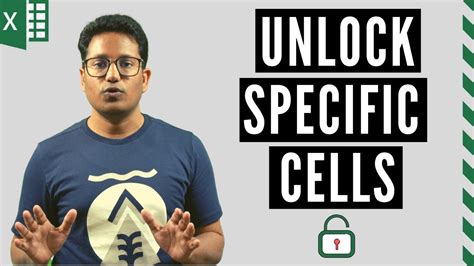How To Unlock Specific Cells In A Protected Sheet In Excel Unlock
