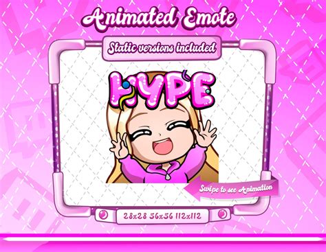 Custom Emotes 6 Animated Chibi Emotes Comission Chibi Etsy