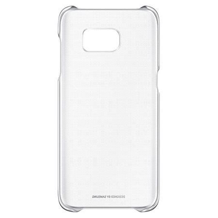 Official Samsung Galaxy S Edge Clear Cover Case Silver