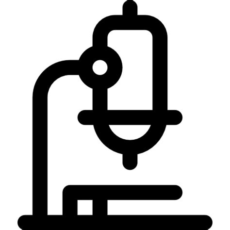 Microscope Basic Rounded Lineal Icon