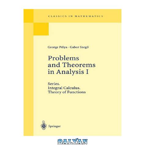 دانلود کتاب Problems And Theorems In Analysis I بلیان