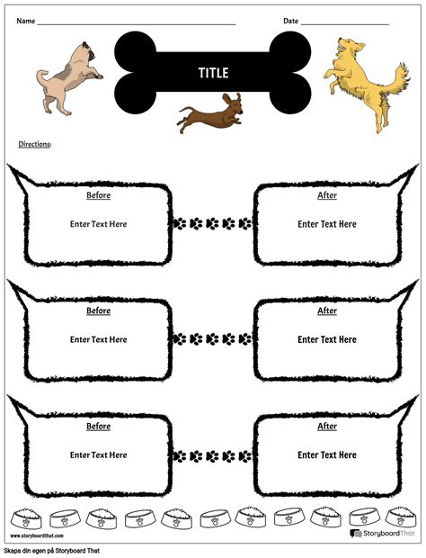 Innan Efter 5 Storyboard Por Sv Examples