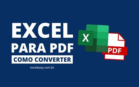 Converter Excel Em Pdf Excel Easy