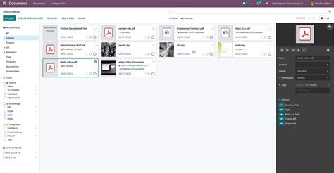 odoo documents module odoo 15 document management system dms