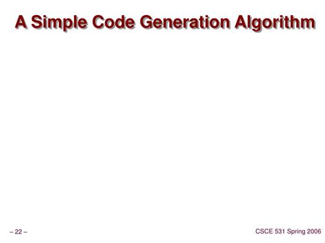 Ppt Code Generation Techniques In Compiler Construction Basic Blocks