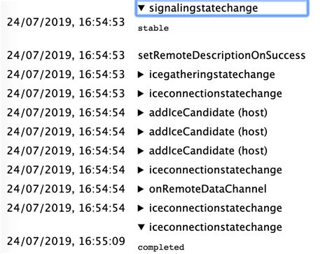 Rtcpeerconnection Inspect If Webrtc Connection Is Successfully