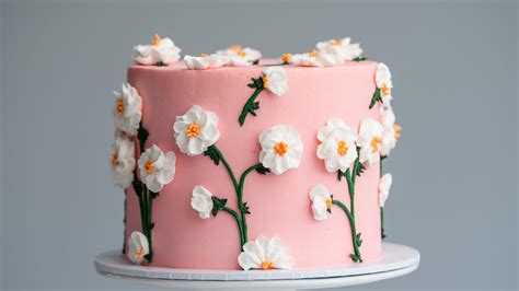 Pink Floral Cake Moonahbakes Moonahbakes Elegant Ivory And Pink