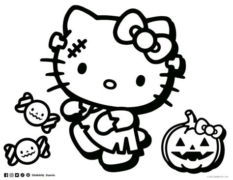 Topeng Hello Kitty Coloring Pages [2025]