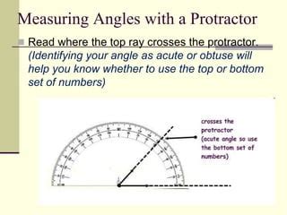 Using A Protractor PPT