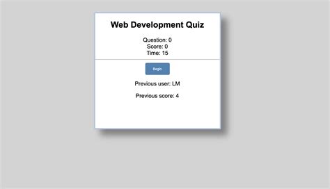 github fancystacks codequizgame interactive timed quiz using javascript