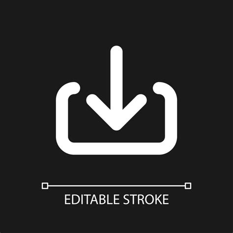 Download File Pixel Perfect White Linear Ui Icon For Dark Theme