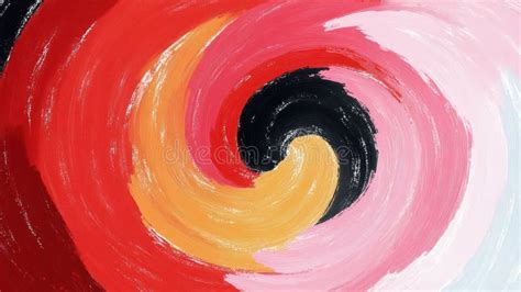 A Vibrant Swirl Of Colors Creating A Dynamic And Abstract Visual Effect Stock Illustration