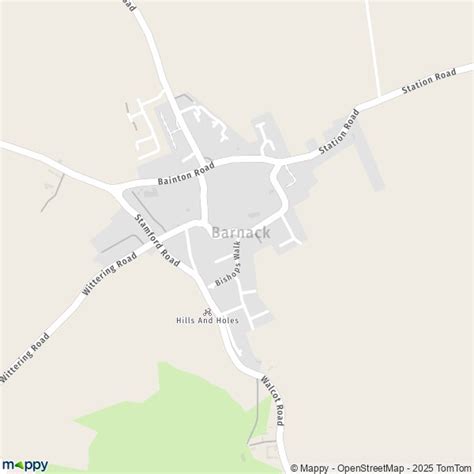 Map Barnack Map Of Barnack Pe And Practical Information