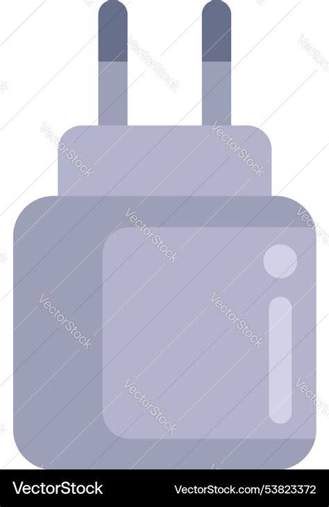 Electrical Charger Supplying Power To Electronic Vector Image