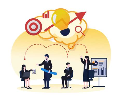 Business People Thinking And Solving A Problem Brainstorming Concept