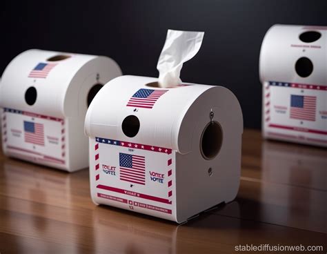 Home Made Voting Box Toilet Paper Dispenser Stable Diffusion Online
