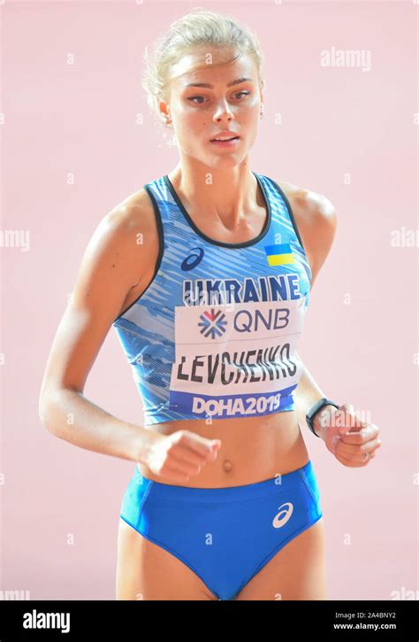 Yuliya Levchenko Ukraine High Jump Women Finals Iaaf World Athletics Championships Doha
