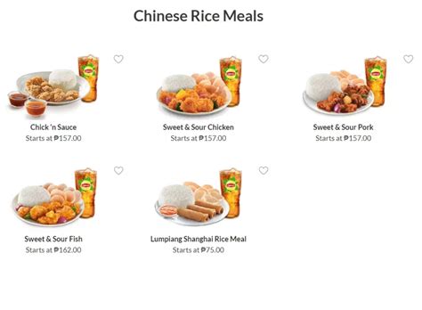 Chowking Menu With Updated Prices Philippines 2024