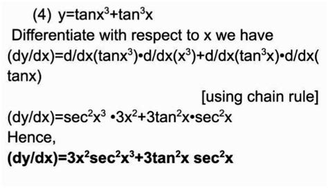 Solved EX Differentiate The Following Trigonometric Functions Dy Course Hero