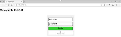 Screenshot Of The Login Interface Download Scientific Diagram