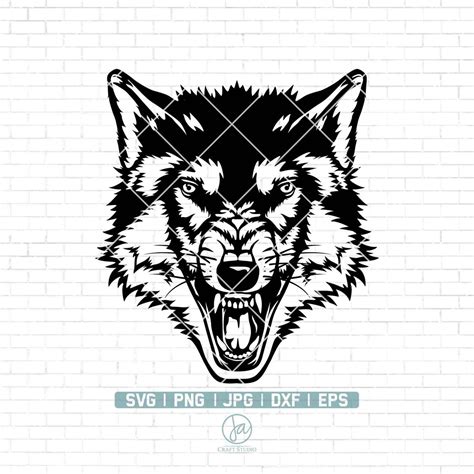 Wolf Svg Wolf Head Svg Wolf Pack Svg Wolf Clipart Wolf Etsy