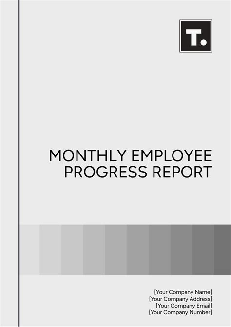 Free Monthly Employee Progress Report Template To Edit Online